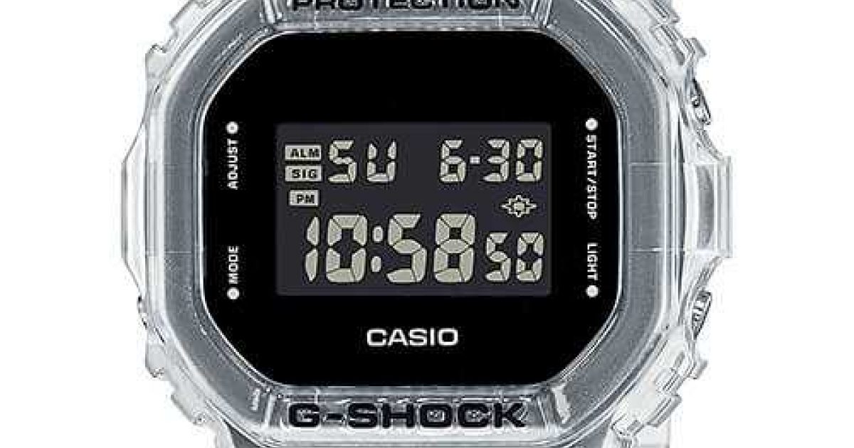 Casio DW-5600SKE-7ER SKELETON · Gioielleria Sali Conti